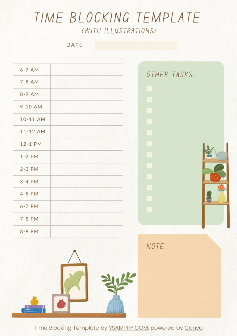 Ten Time Blocking Templates (FREE, Printable Downloads)